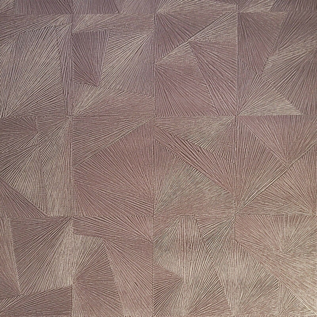 Geometric Bronze Metallic Square Triangles Lines Textured Wallpaper 3D ...