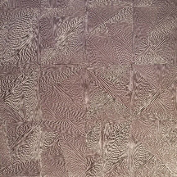 Geometric Bronze Metallic Square Triangles Lines Textured - Etsy