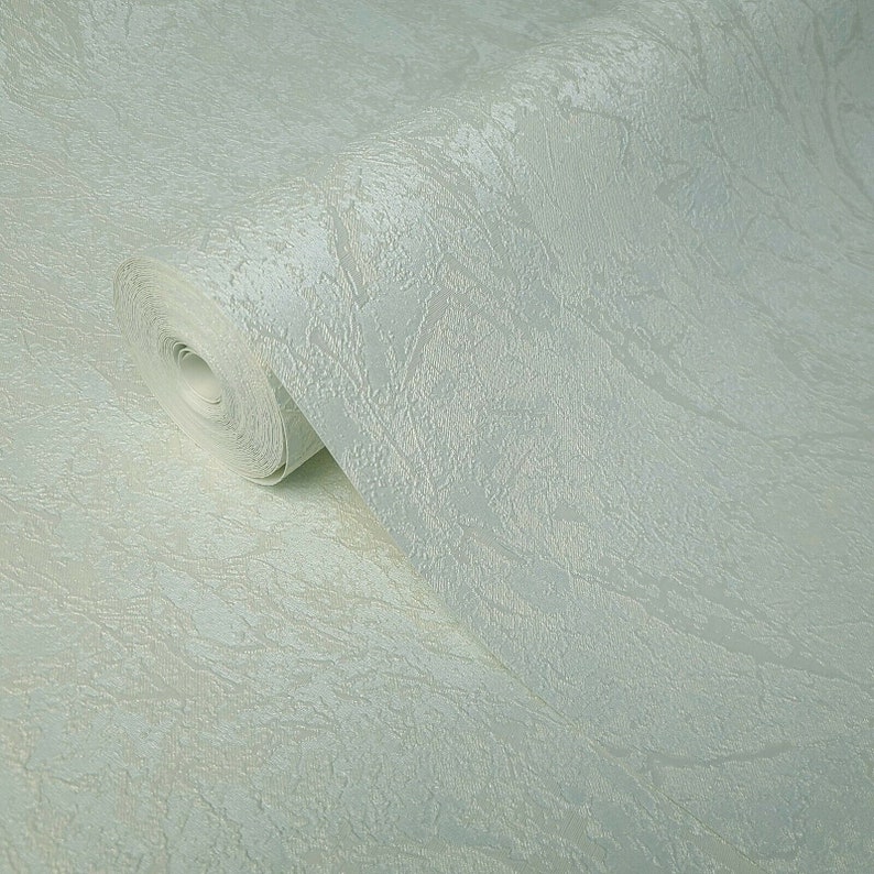 Baby Blue Teal Beige off White Metallic Faux Plaster Modern - Etsy