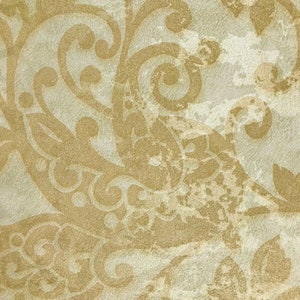 Wallpaper Gold Metallic Textured Wall Rustic Vintage Damask Wall ...