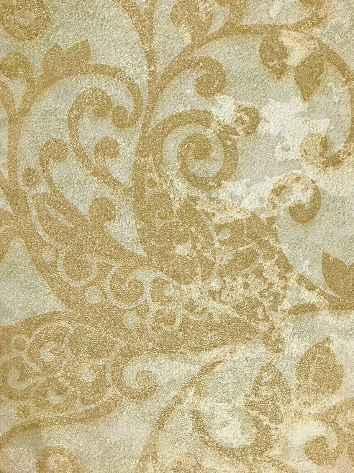 Wallpaper Gold Metallic Textured Wall Rustic Vintage Damask | Etsy