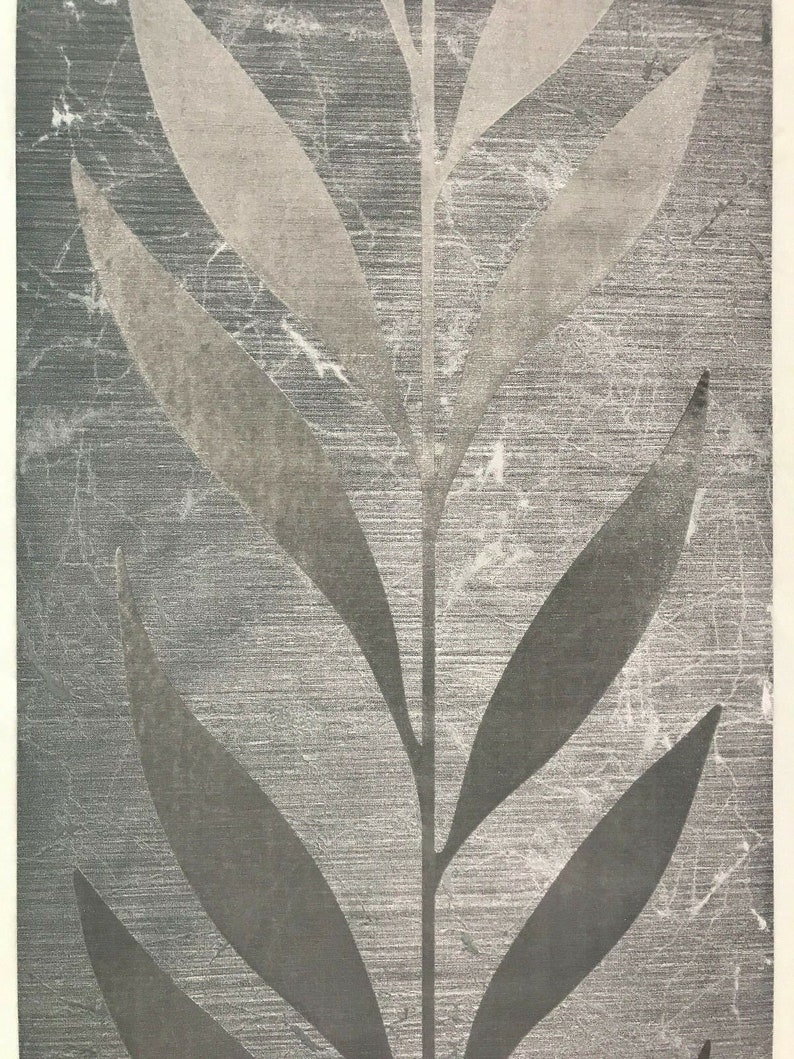 Modern Wallpaper Silver Grey Metallic Textured Flocking Leaves - Etsy