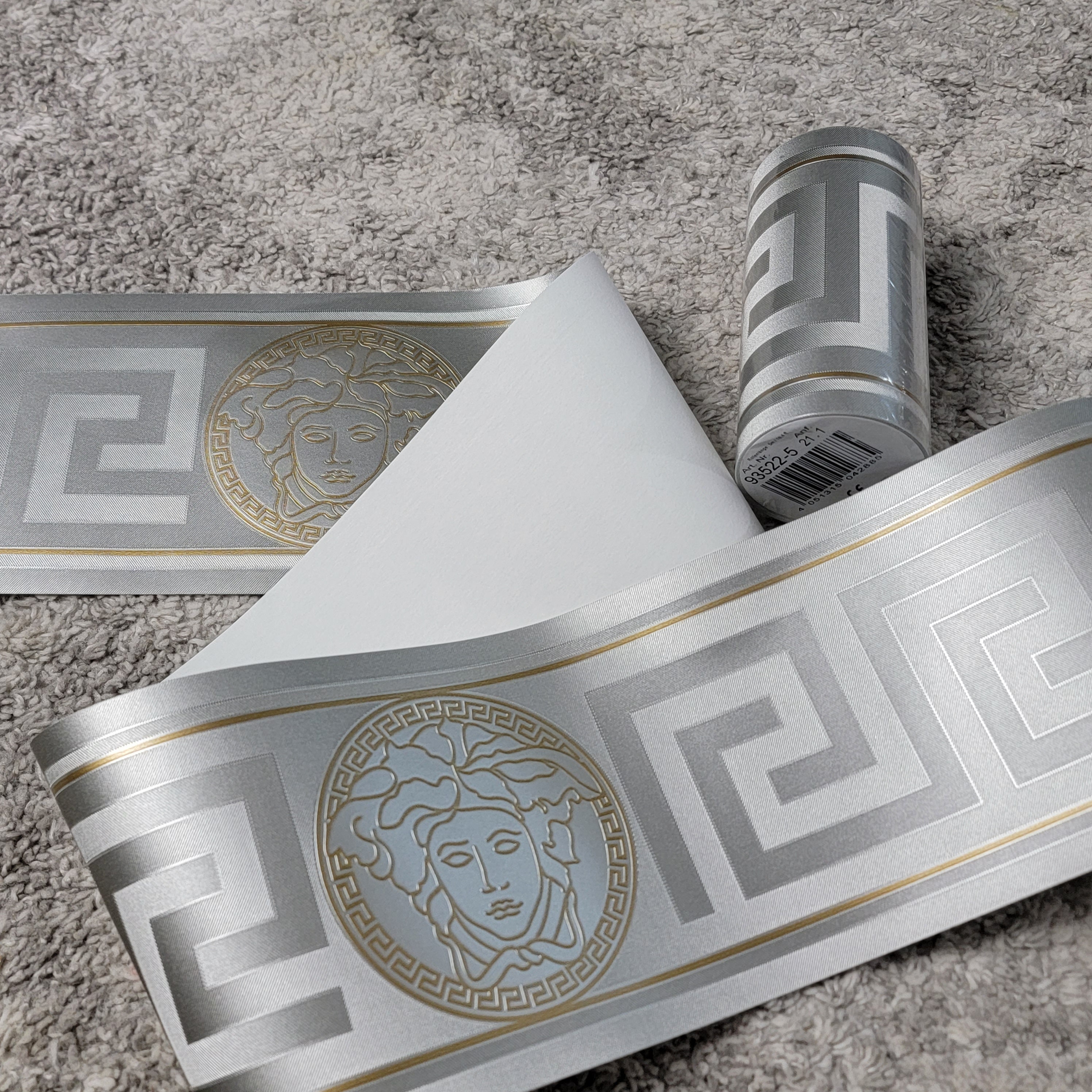 Embossed Silver Gold Metallic Border Textured - Etsy