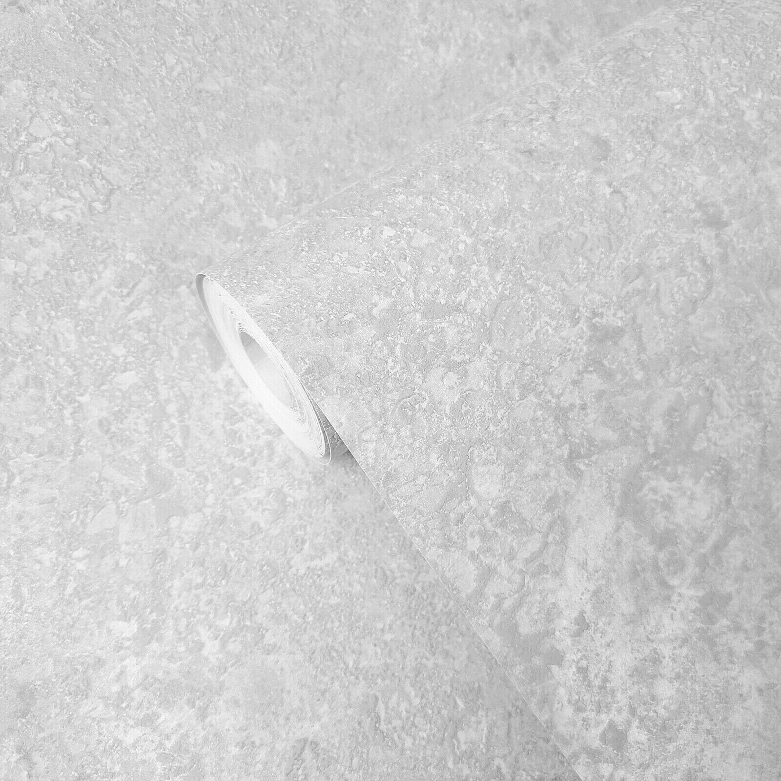 Industrial Matt White Silver Metallic Plain Distressed - Etsy