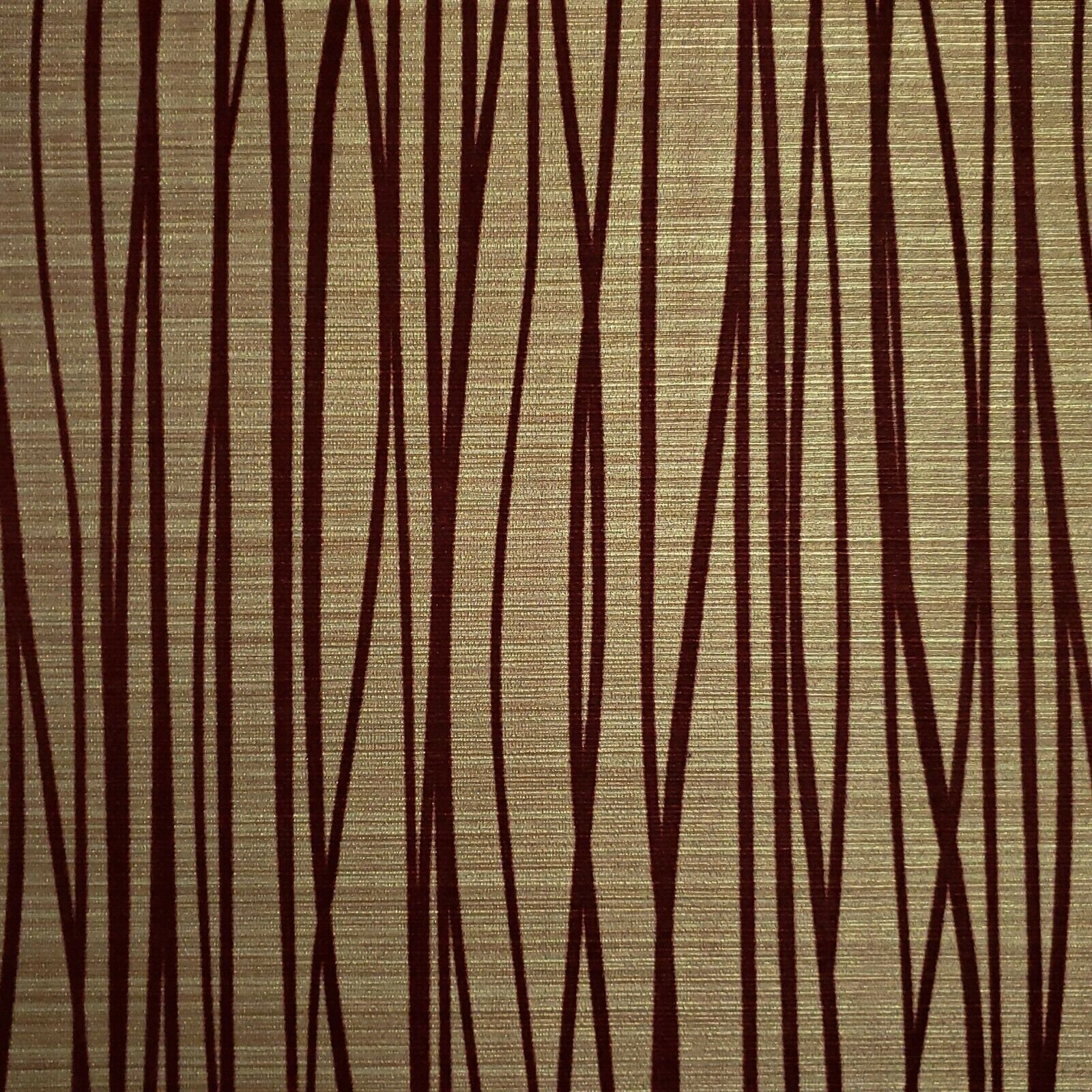 Flocked Texture Wallpaper Flock Burgundy Red Velvet Gold - Etsy