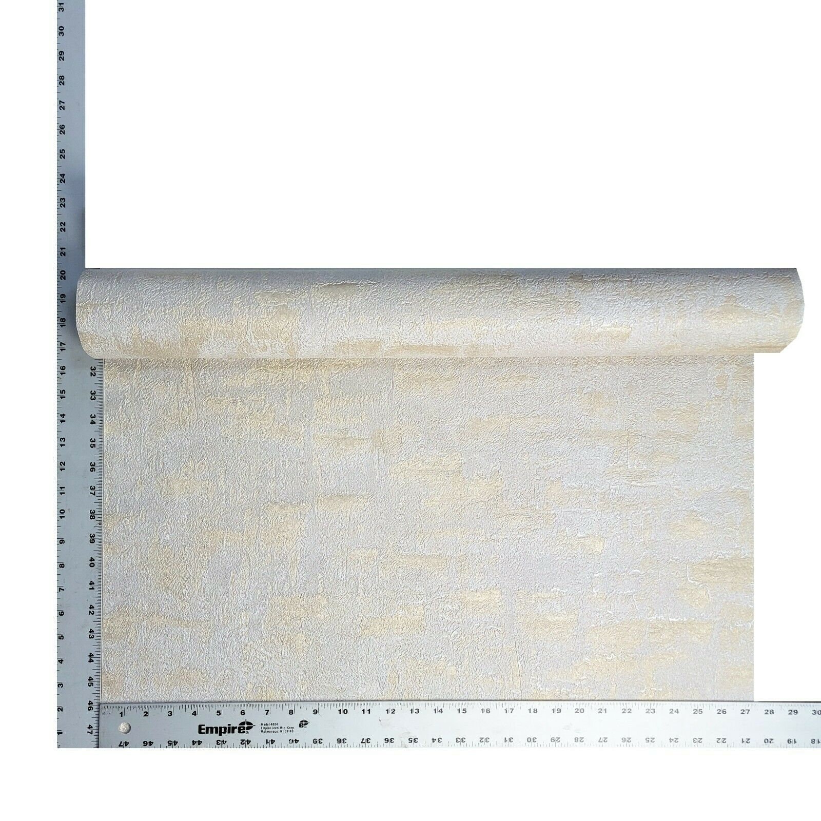 Textured Plain Modern Wallpaper Gray Gold Metallic Faux Concrete ...
