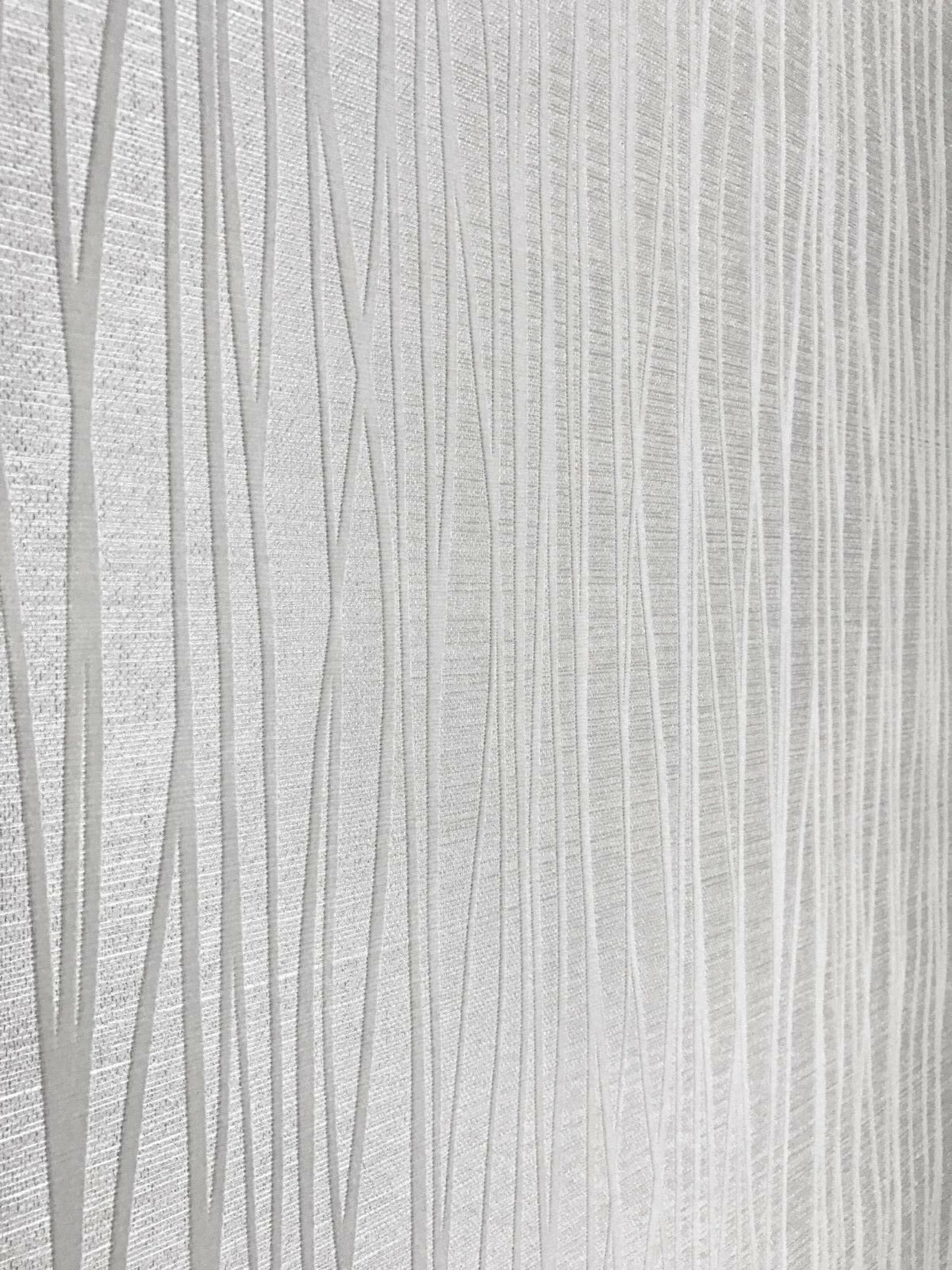 Flock Modern Flocked Wallpaper off White Textured Flocking Velvet Lines ...