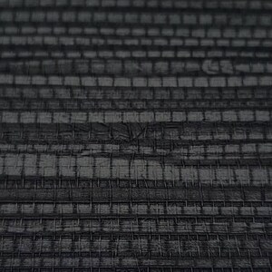 Dark Gray Heavy Vinyl Faux Grasscloth Textured Plain Contemporary ...