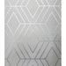 Diamond Triangle Geometric Wallpaper White Gray Silver - Etsy