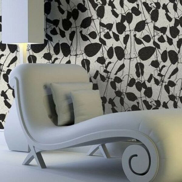 Flocked Wallpaper - Etsy