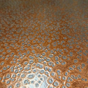 Embossed Coper Metallic Faux Metal Sheet Plaster Textured Modern ...