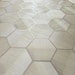 Hexagon Feature Yellow Gold Metallic Textured Wallpaper - Etsy