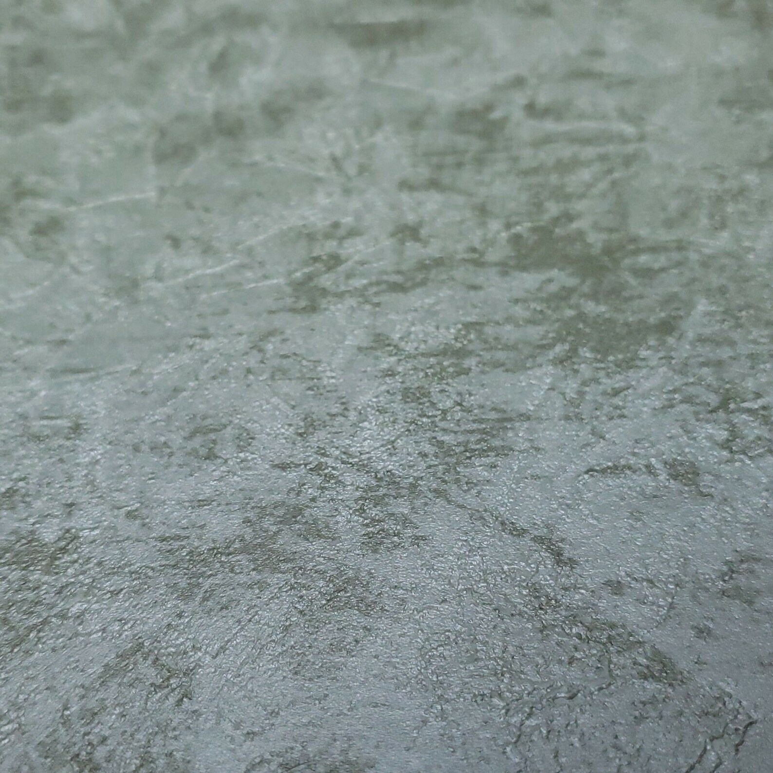 Embossed Wallpaper Silver Green Metallic Plain Plaster - Etsy