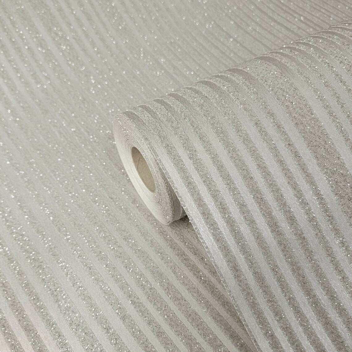 Contemporary Striped Glitter Sparkle Glassbeads Lines Tan Metallic ...