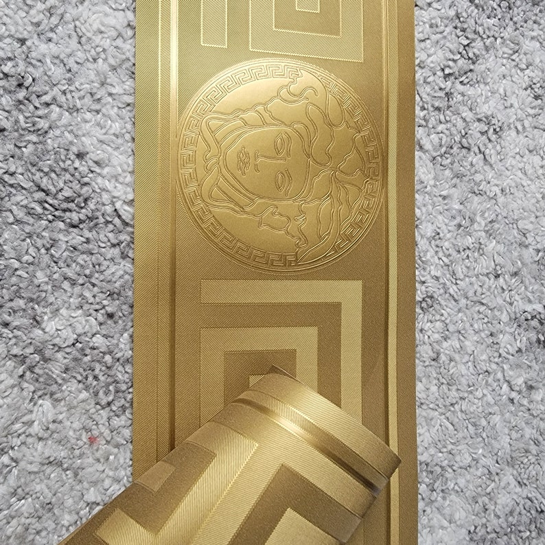 Embossed Gold Metallic Border Textured - Etsy