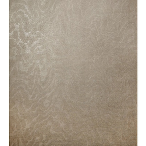 Plain Khaki Tan Metallic Worn Out Faux Fabric Textured Contemporary ...