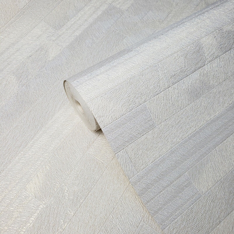 Wallpaper Textured Modern Faux Concrete Stone Tiles Wall Coverings ...