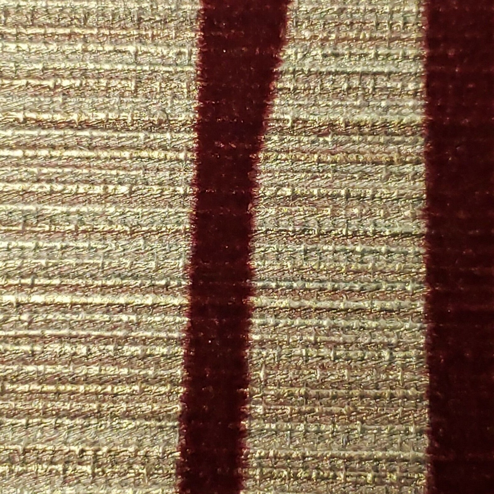 Flocked Texture Wallpaper Flock Burgundy Red Velvet Gold - Etsy