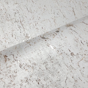 Real Natural Cork Wallpaper Textured Light Gray Silver Metallic - Etsy