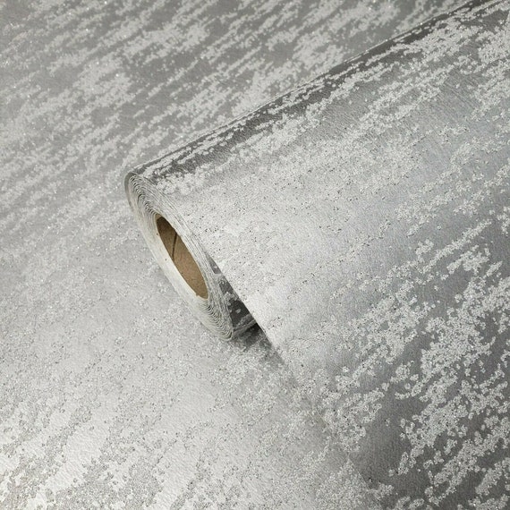 Modern Glassbeads Wallpaper Silver Metallic Glass Beads - Etsy