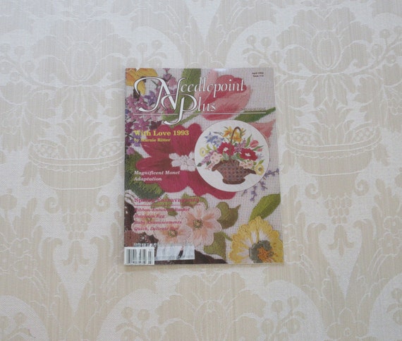 Vintage Needlepoint Plus Magazine Spring Extravaganza Monet - Etsy