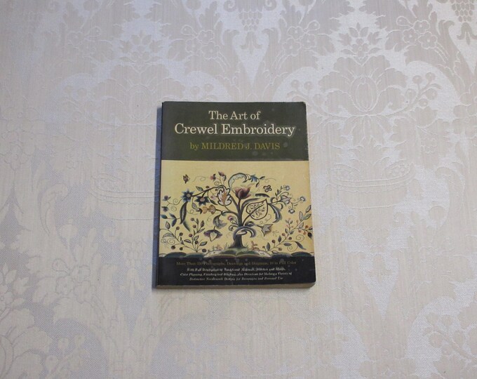 Vintage the Art of Crewel Embroidery Book Mildred Davis 1975 - Etsy