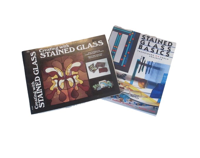 Creating Stained Glass Beginner Techniques Book Lot 2pc With Projects ...