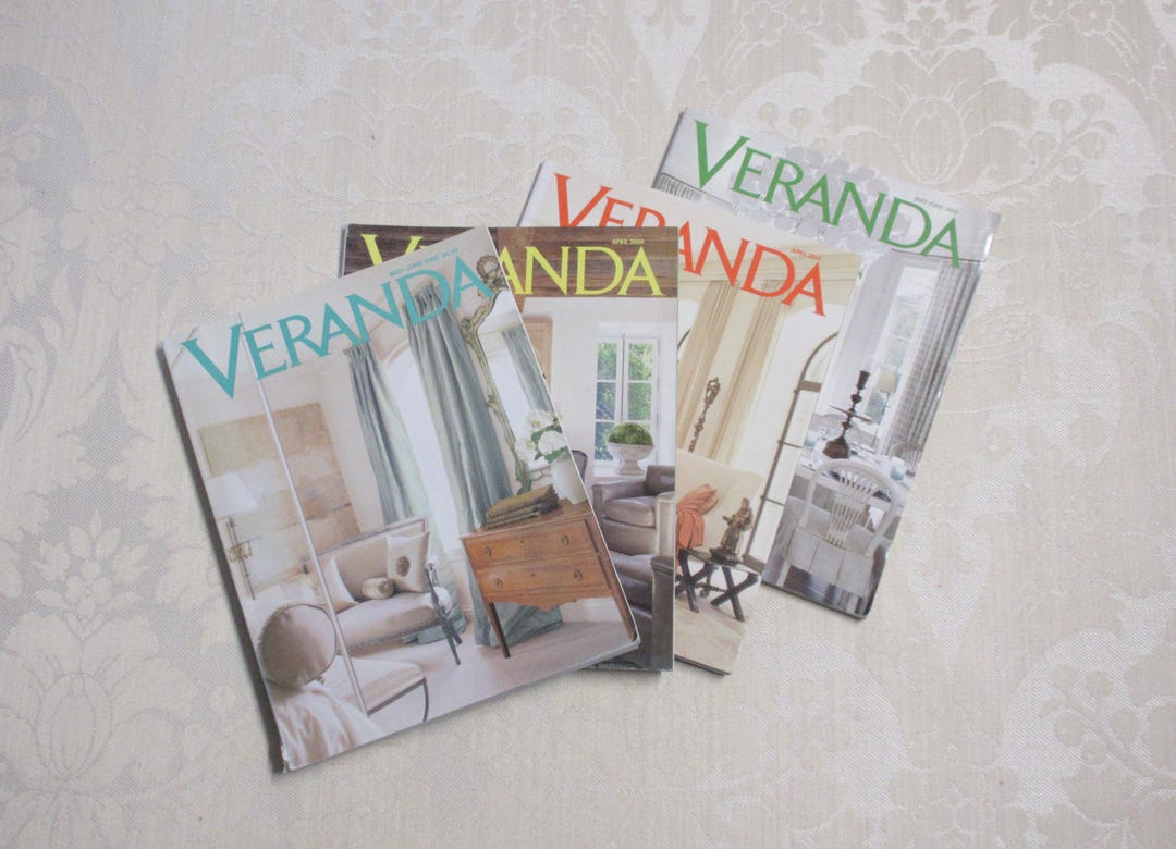 Veranda Magazine Decorating Lot 4pc Back Spring Issues 2005 2009 2010 ...
