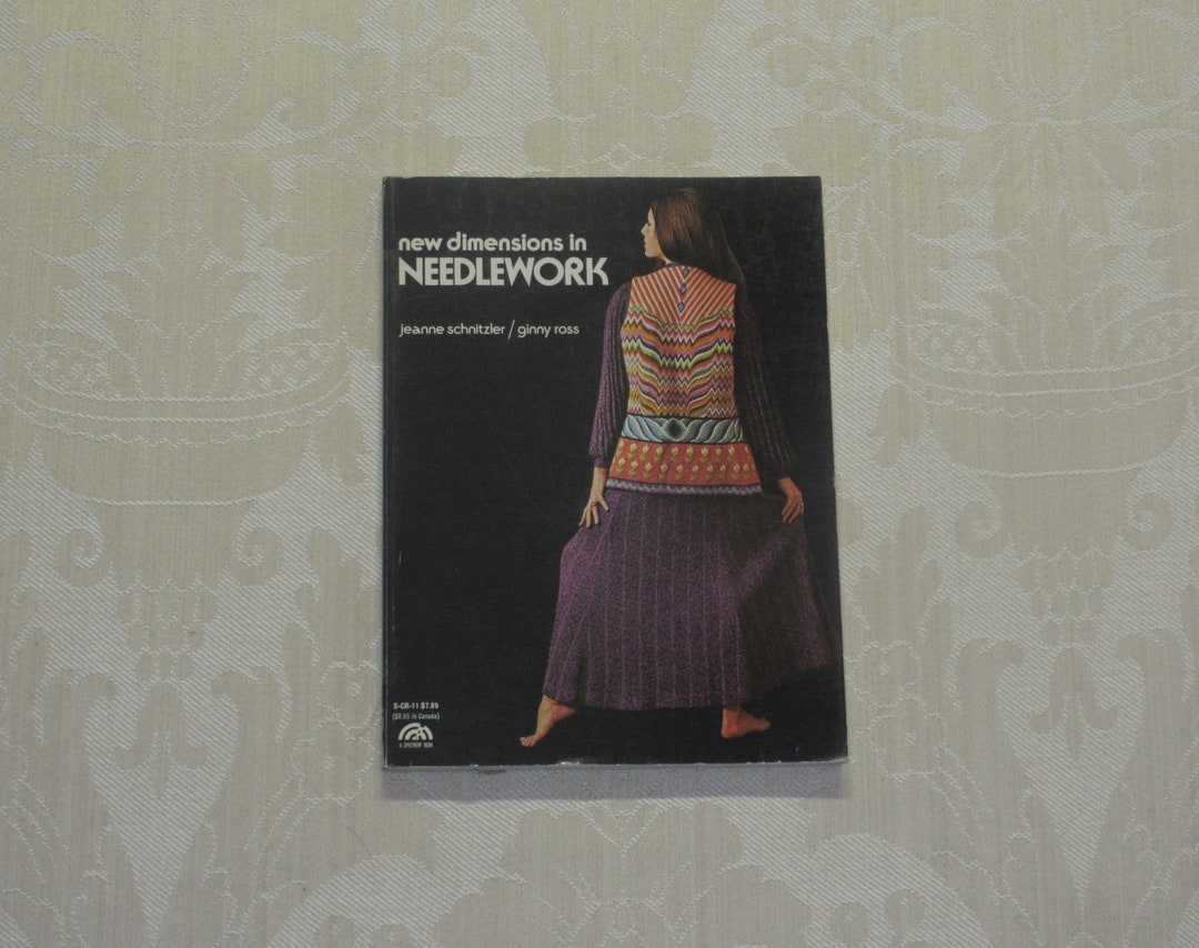 Vintage 70's New Dimensions in Needlework Book Needlepoint Stitches and ...