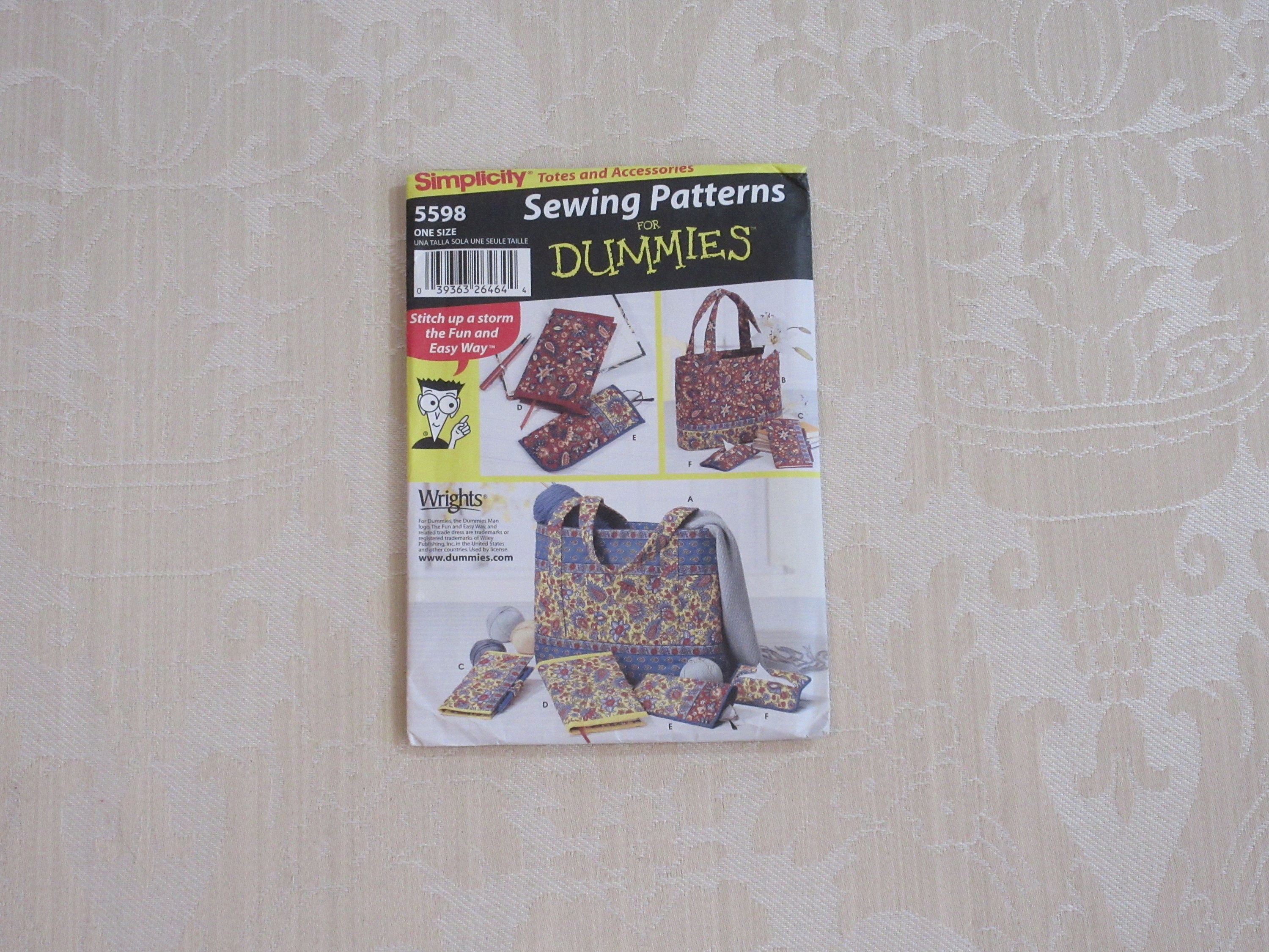Simplicity Sewing for Dummies Tote Handbag Purse Pattern 2003 - Etsy