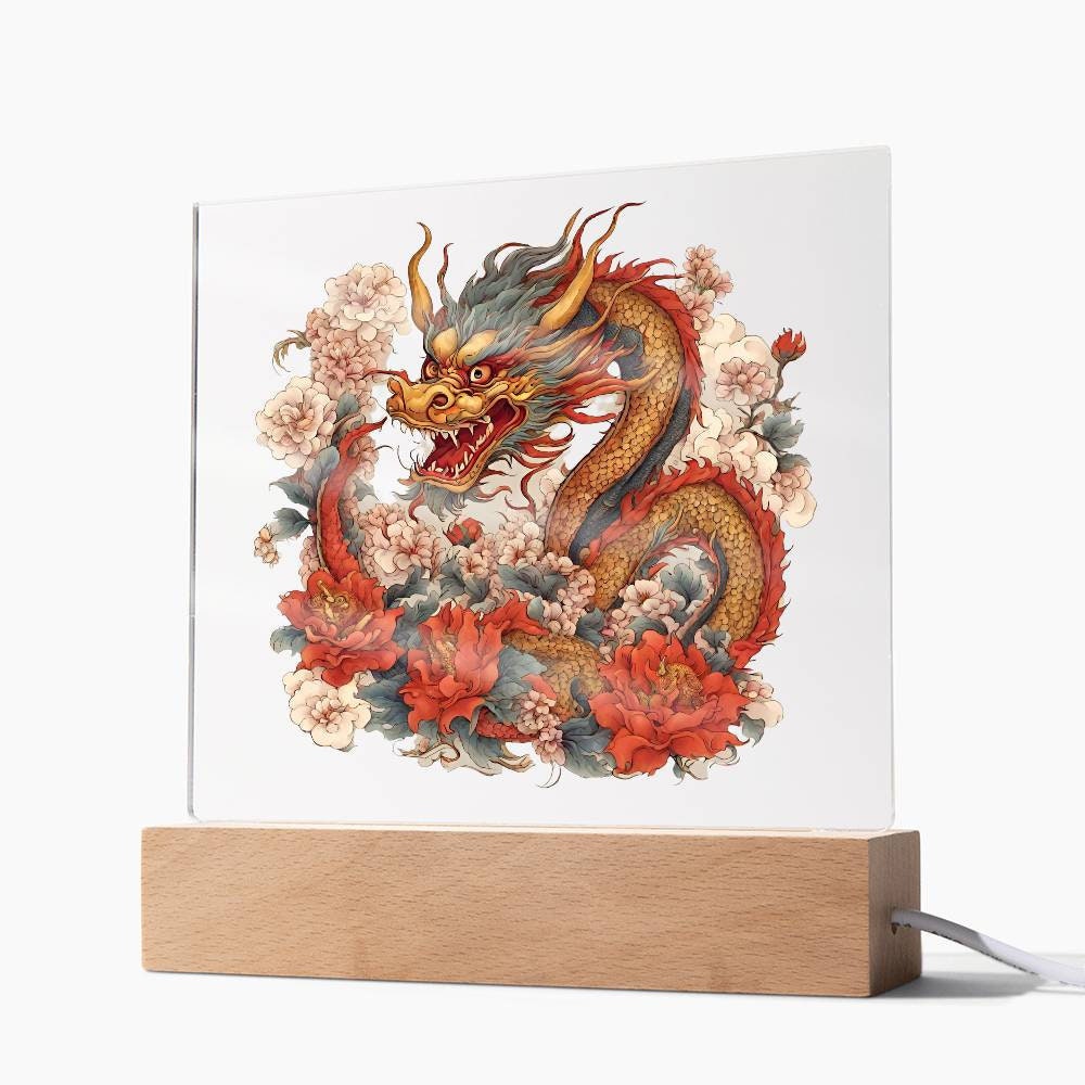 Chinese Dragon LED Light Chinese Dragon Lamp Year of the Dragon 2024 ...