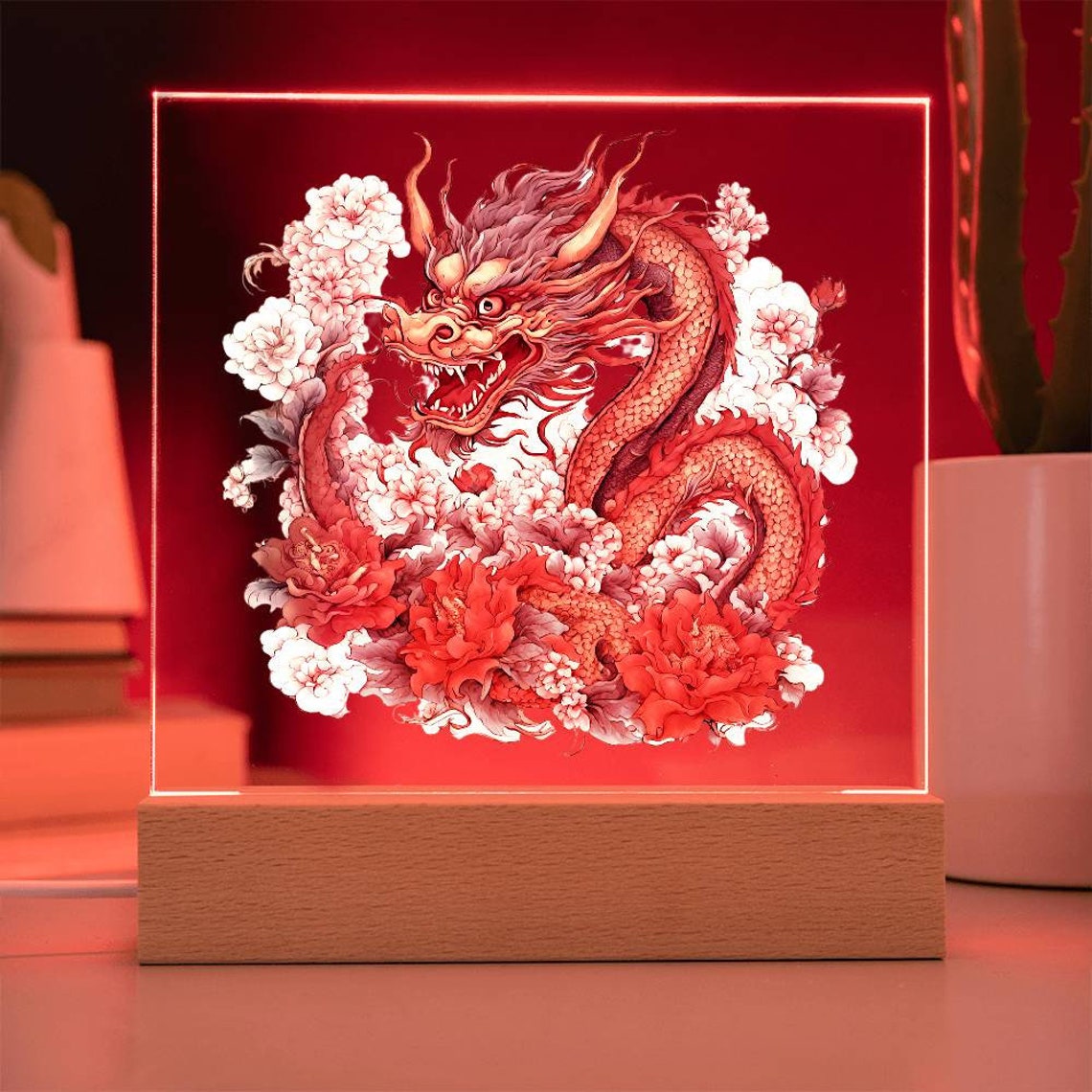 Chinese Dragon LED Light Chinese Dragon Lamp Year of the Dragon 2024 ...