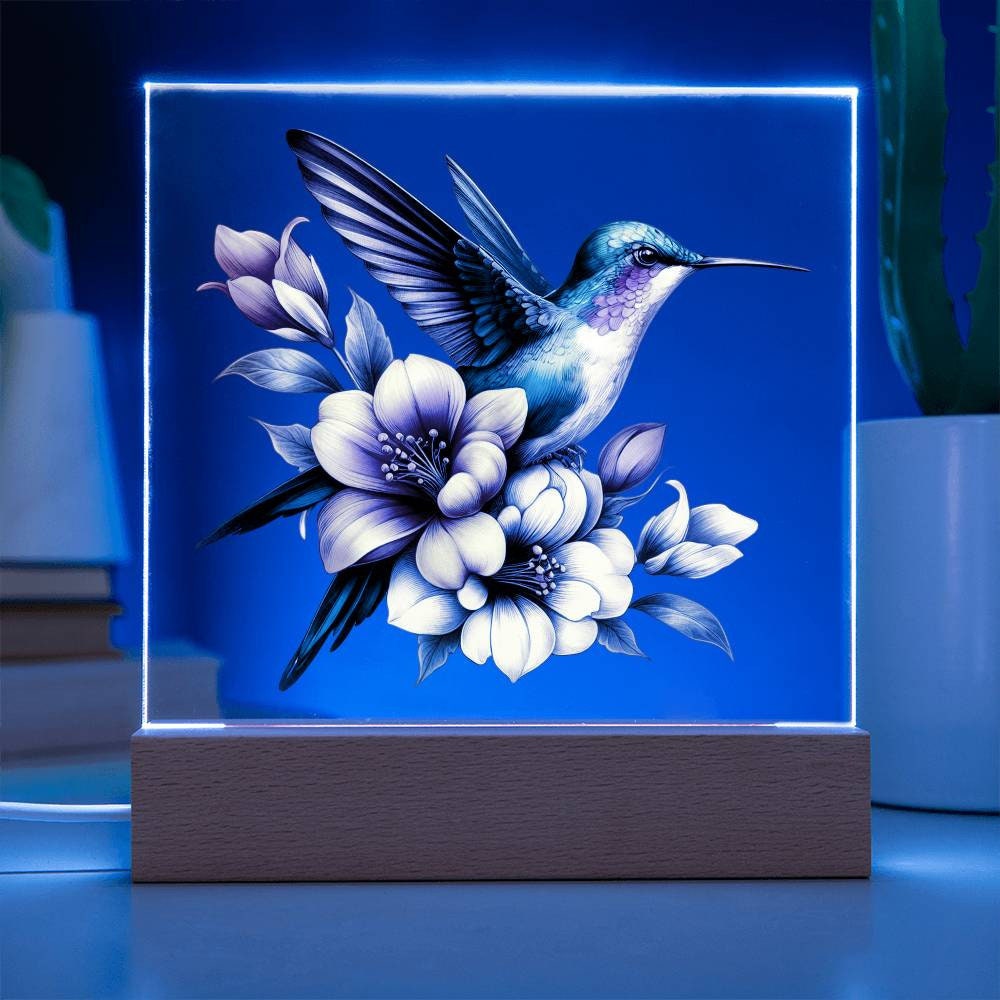 Hummingbird Acrylic LED Light | Hummingbird Lamp - Hummingbird Gifts ...