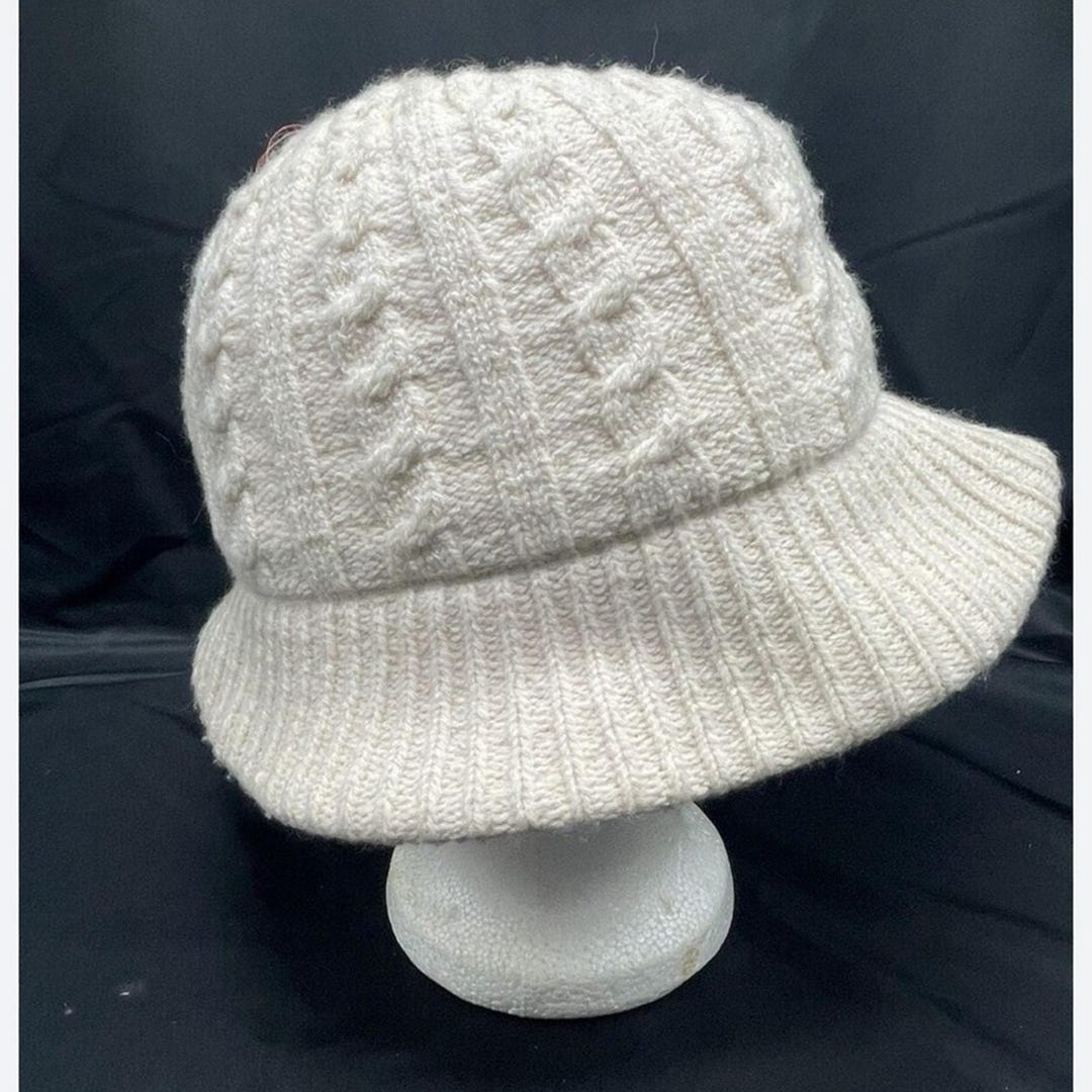 VINTAGE Aris Y2K 90s Bucket Hat in Cream Excellent Condition - Etsy