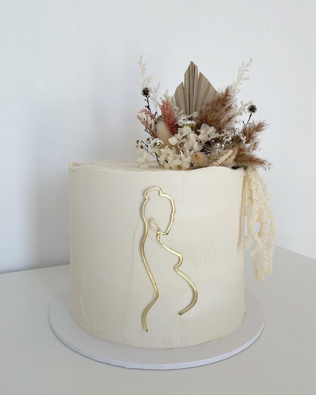 Pregnancy Cake Topper | Baby Shower Cake Topper | Pregnant Woman Cake ...