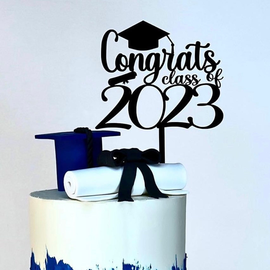 Graduation Cake Topper Class of 2024 Cake Topper School Cake Topper ...
