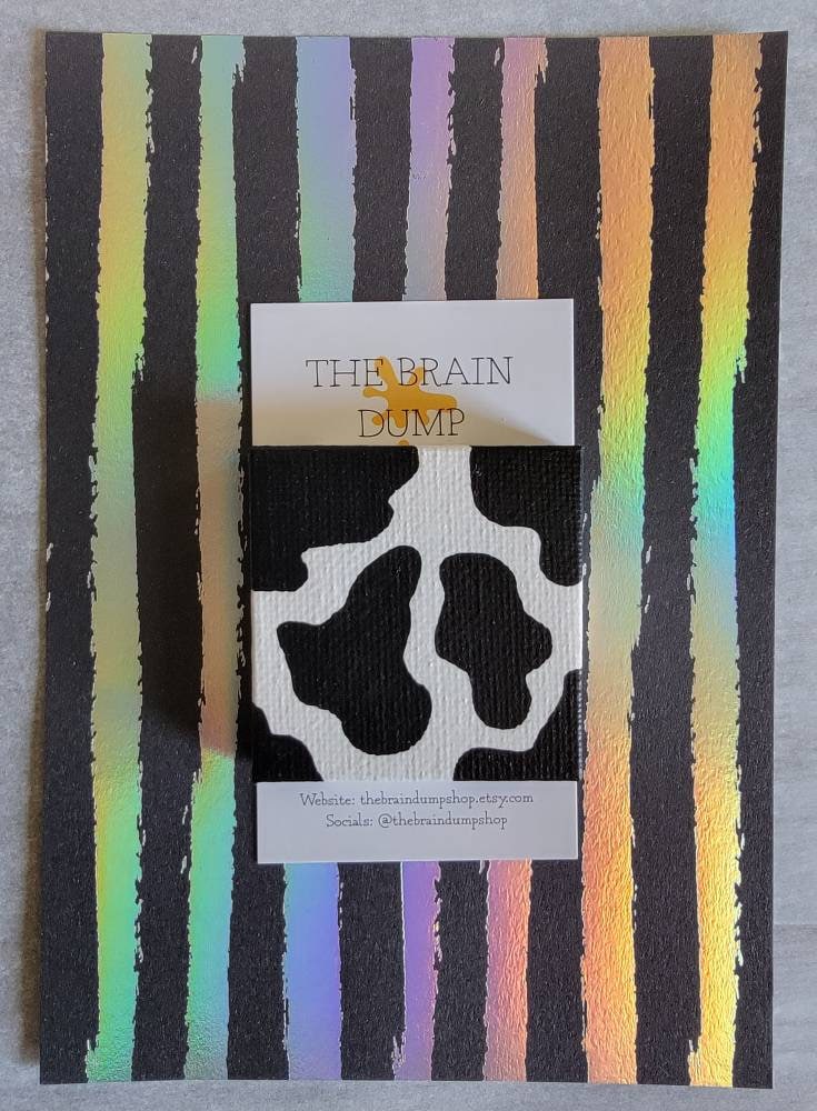 Holy Cow Hand Painted Cow Print Mini Canvas Refrigerator Magnets Home ...