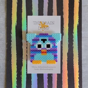 Talk Furbish to Me! Furby Inspired Mini Perler Magnet / Pin / Keychain ...