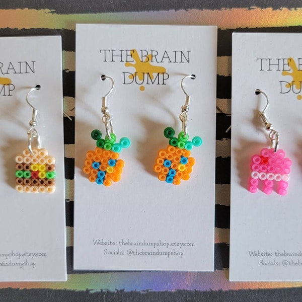 Hama Bead Jewelry - Etsy