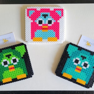 It's Furbies, Beetch! Cute Furby Inspired Bead Drink Coasters Nostalgia ...
