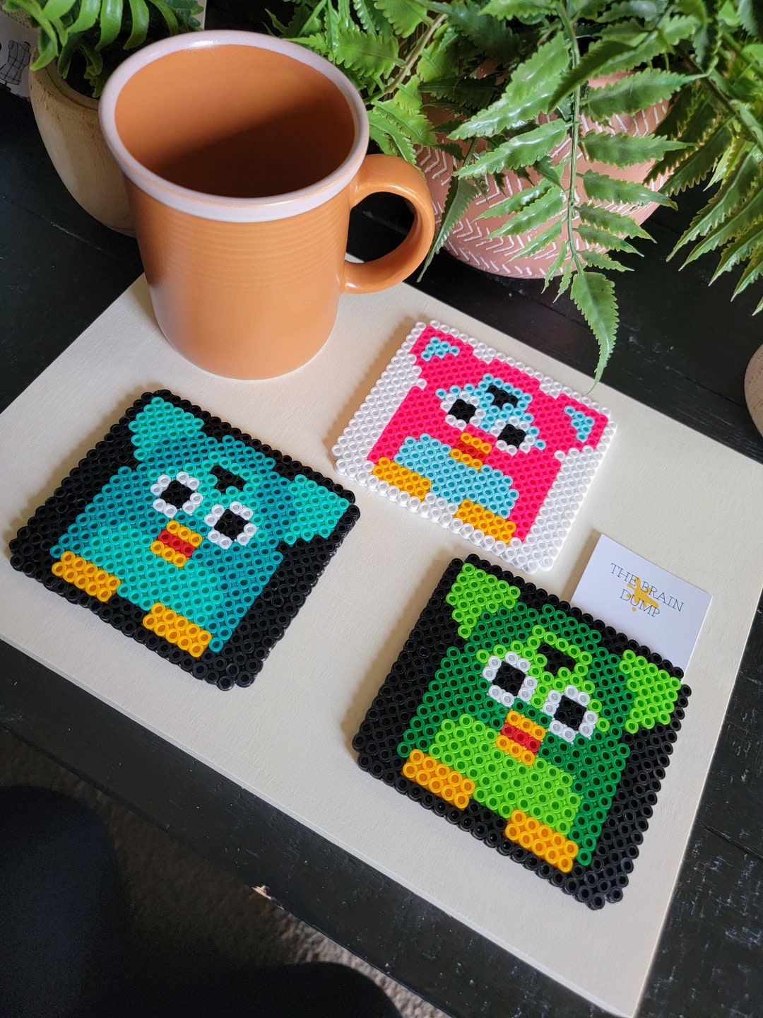 It's Furbies, Beetch! Cute Furby Inspired Bead Drink Coasters Nostalgia ...