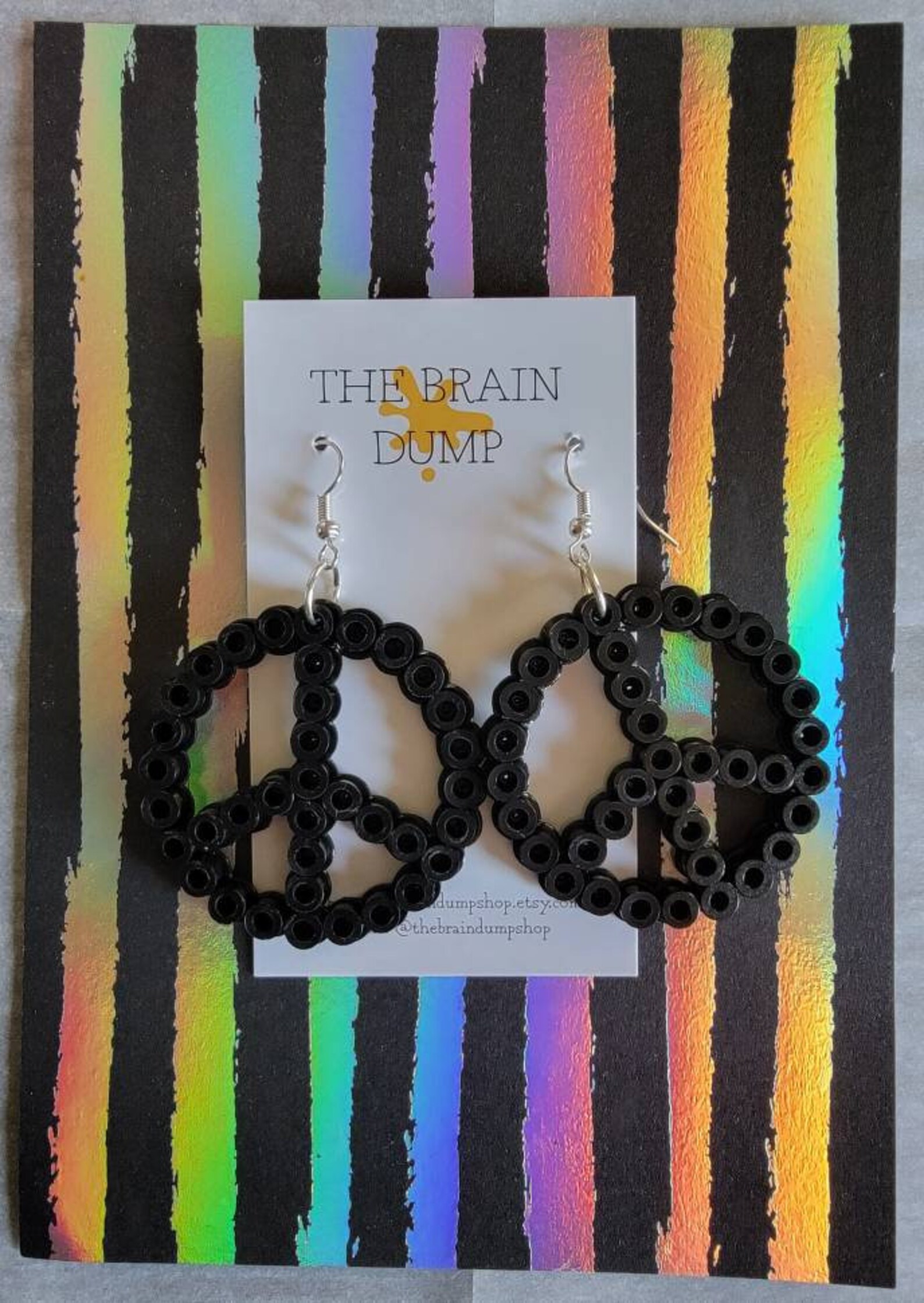 Checker Me Out! Lighting Bolt, Peace Sign, & Swirl Black and White ...