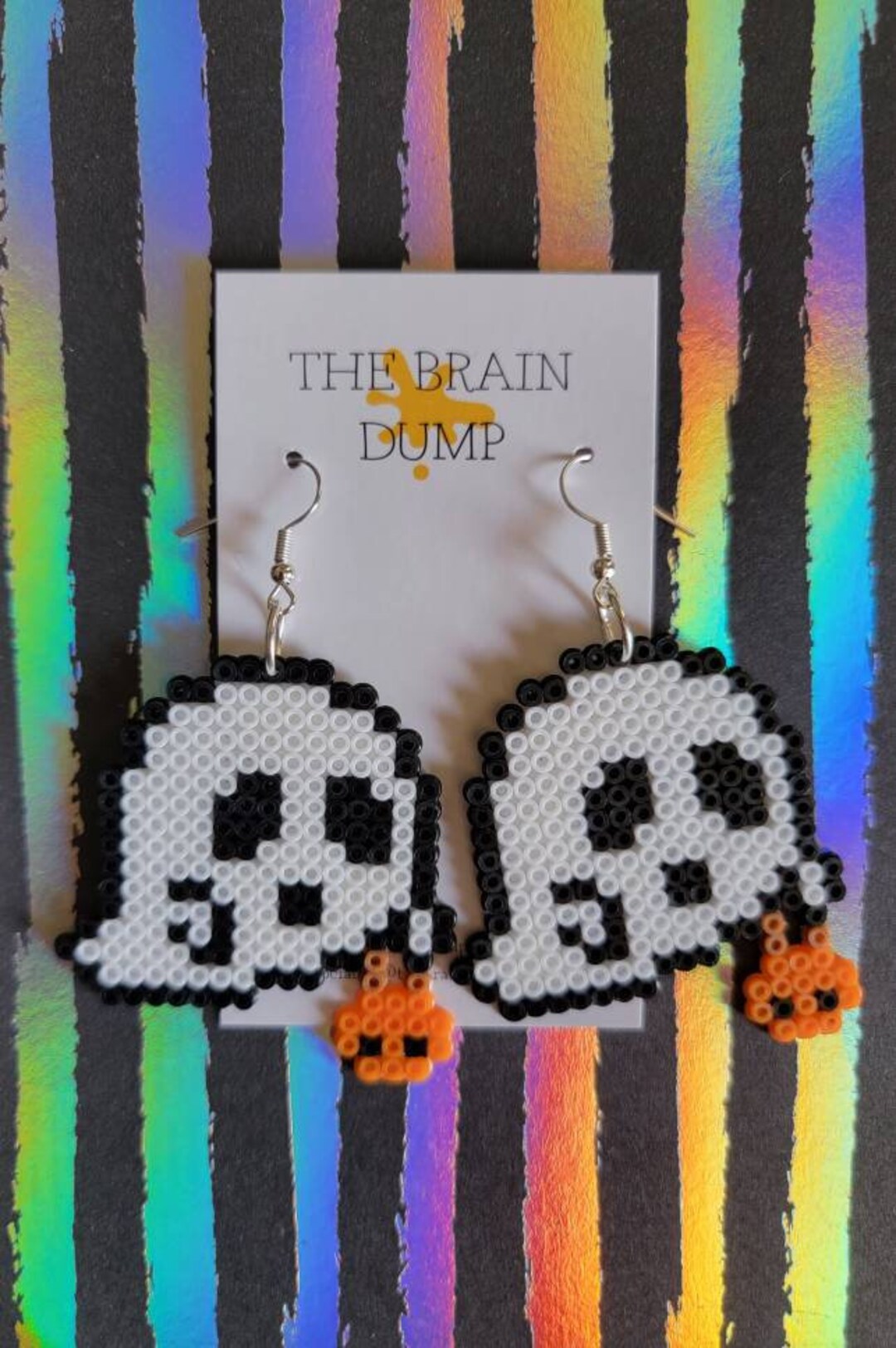 Boo quién va allí Trick or Treat Mini Boo Ghost Perler - Etsy España