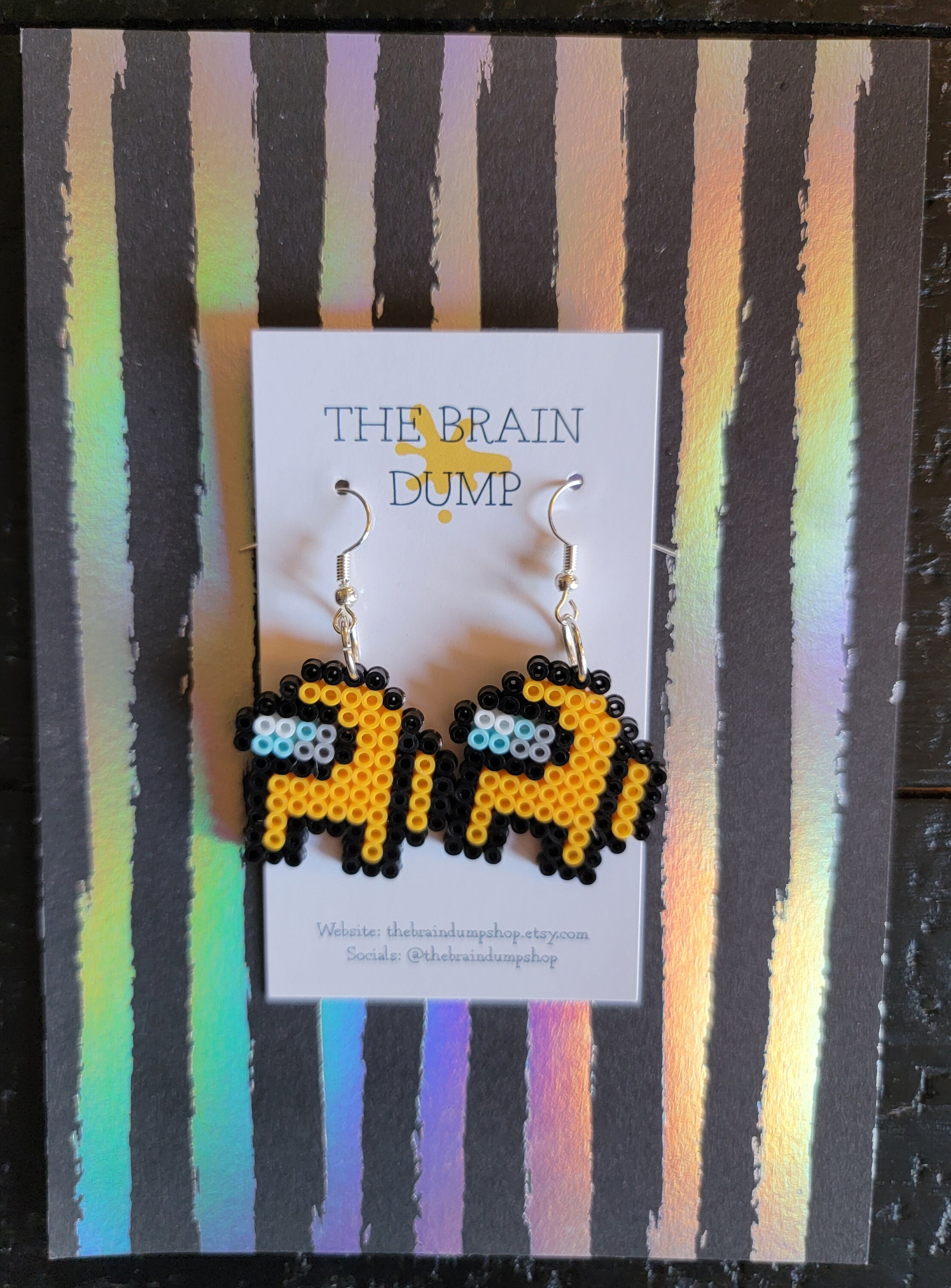 Sus Boys Are Among Us Mini Perler Beads Dangle Earrings Hama Imposter ...