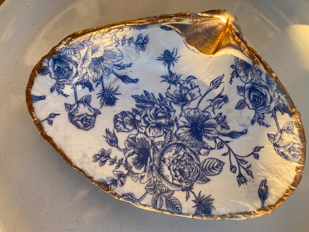 Personalized Clam Shell Jewelry Dish | Custom Handcrafted Shell Decor ...