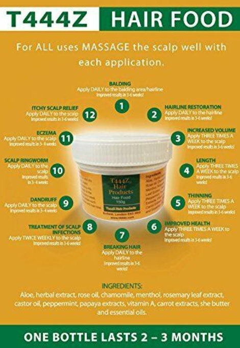 T444z Hair Food 150g (pack of 2) - Etsy