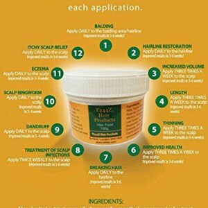 T444z Hair Food 150g Hair Loss Prevention - Etsy