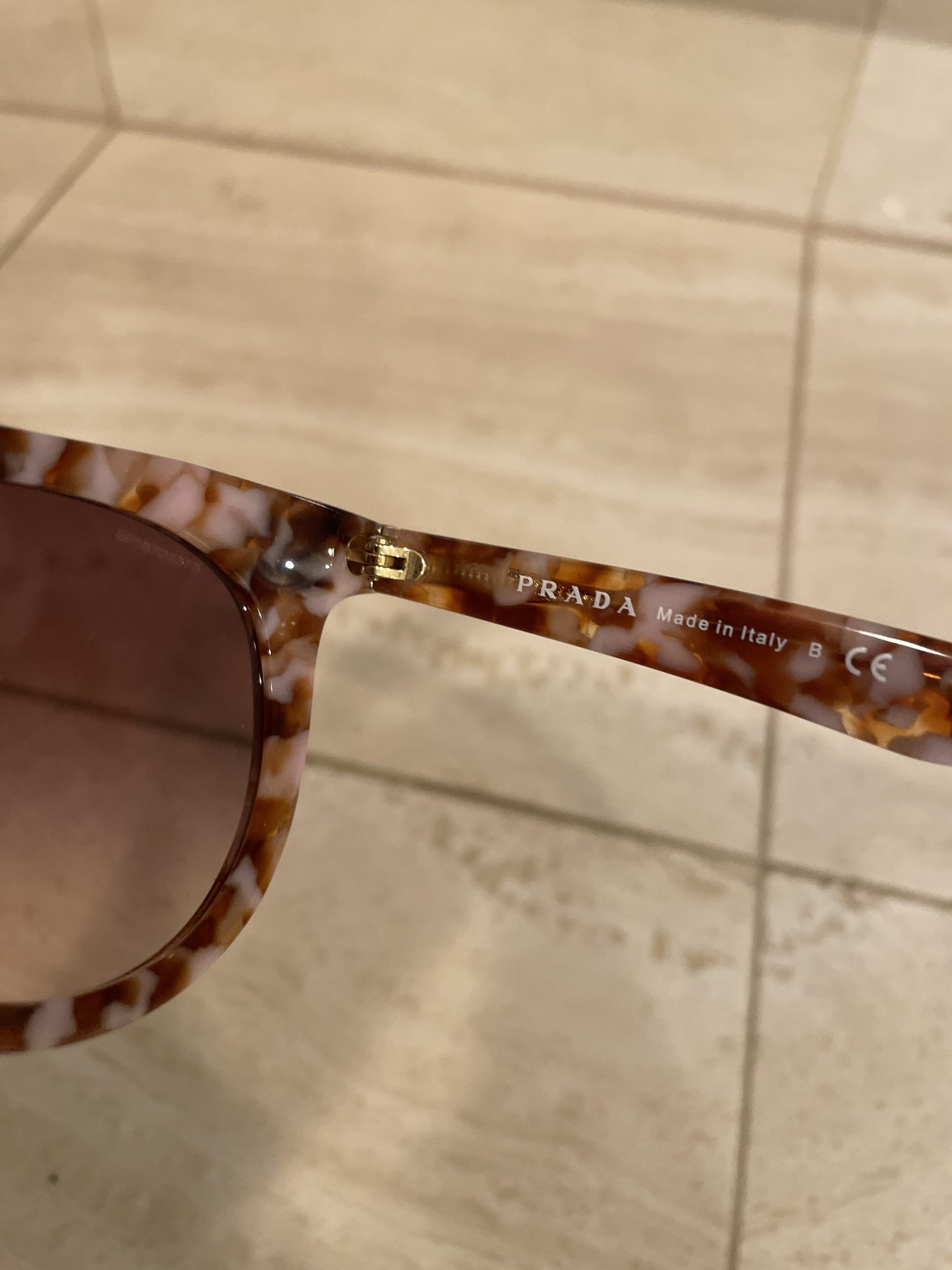 Prada Pink Tortoise Shell Sunglasses - Etsy Australia