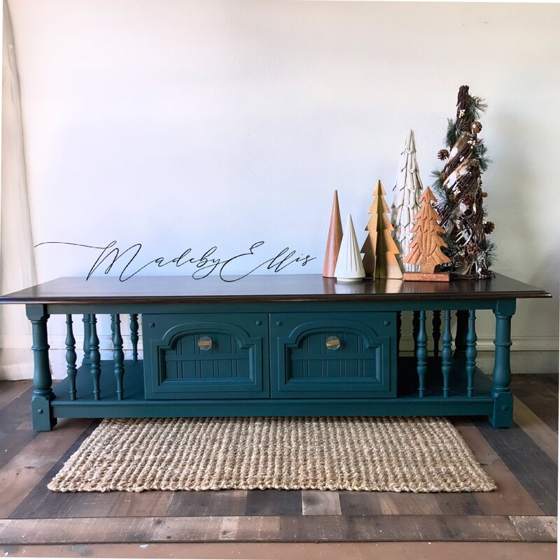 Blue Coffee Table - Etsy