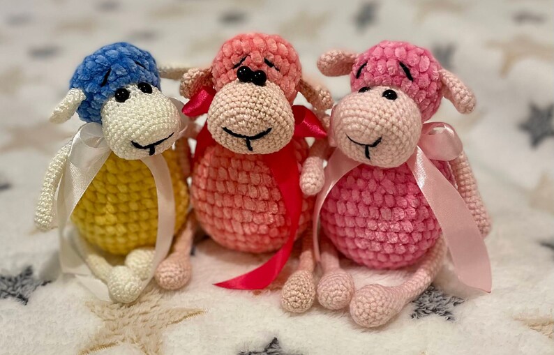 Sheep Crochet Pattern ENG PDF Crochet Animal Pattern Crochet Stuffed ...